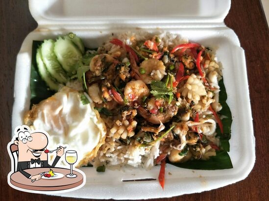 Menu at หน้าวัด หมูกระทะ restaurant, Tha Chai