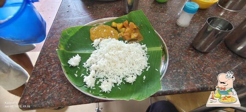 Menu at Kalpana Andhra Mess, Oragadam