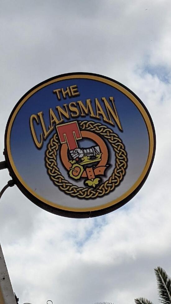 Menu at The Clansman Tenerife pub & bar, Los Cristianos, Los Cristiano's