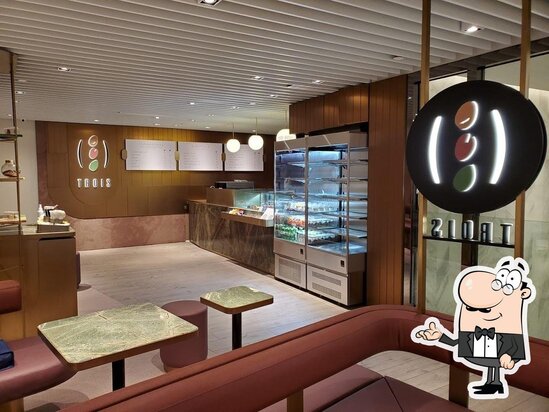 Menu at Trois Cafe Central Building, Hong Kong