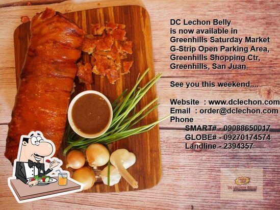 Menu at DC Lechon Belly restaurant, Quezon City