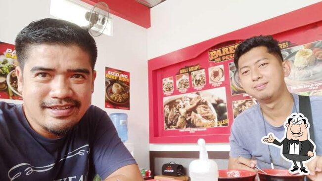 Menu at Pares ni Peso sa Lipa restaurant, Lipa