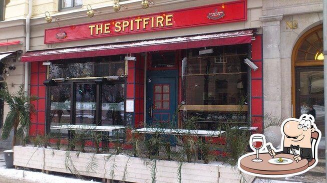 Menu at Spitfire pub & bar, Stockholm