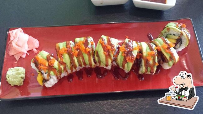 Menu at Han the Sushi Man restaurant, Joplin