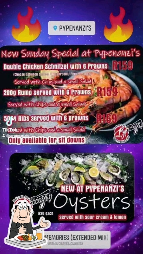 Pypenanzi's restuarant, Secunda - Restaurant menu, prices and reviews