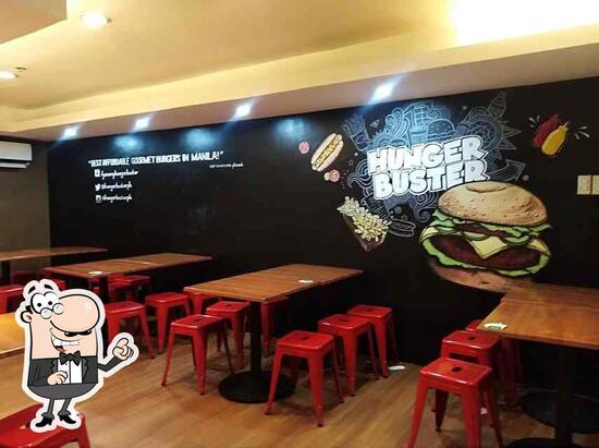 Menu at Hunger Buster restaurant, Manila, Taft Ave