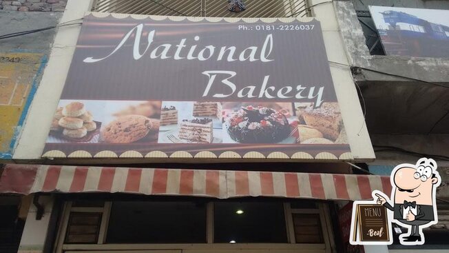Menu at National Bakery, Jalandhar