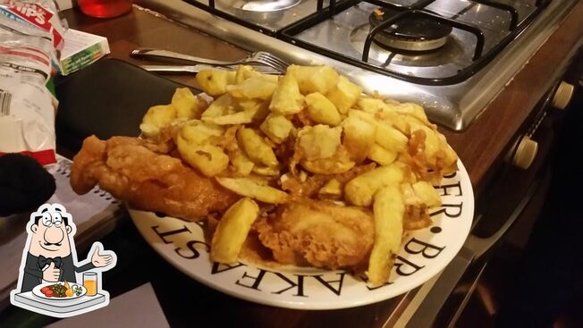 Menu at Crispy Cod fast food, Blaydon