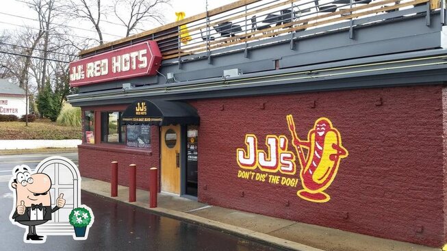 Menu at JJ's Red Hots restaurant, Charlotte, East Blvd