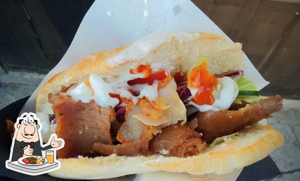 Menu at Berliner Doner Kebab, Warsaw