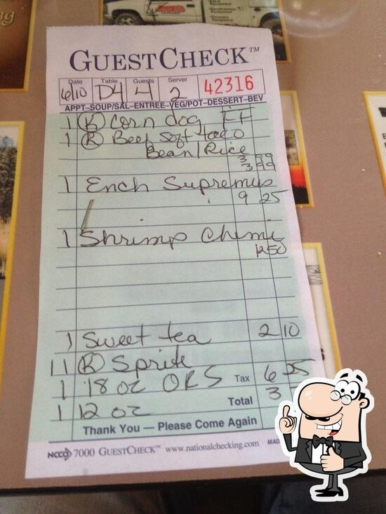 Menu at Bigos Mexican Restaurants, Salem, State Hwy 32