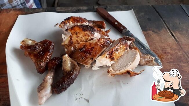 Menu at Roast Chickens restaurant, Ko Samui
