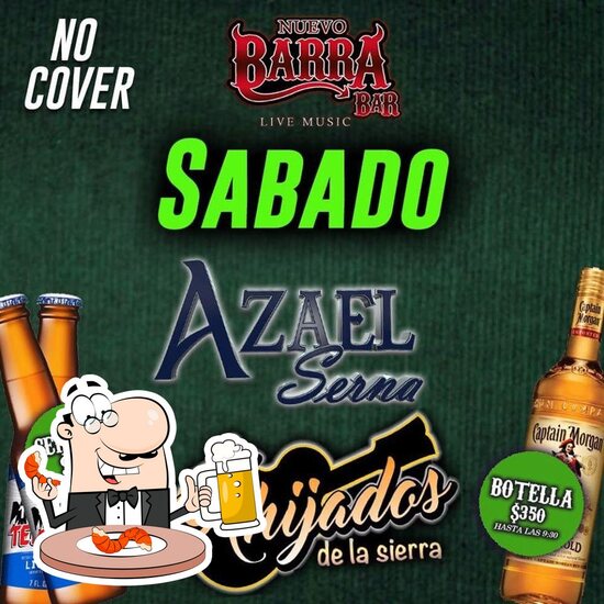 Menu at Barra Bar Saltillo, Saltillo