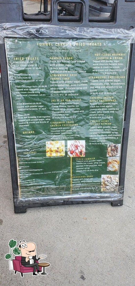Funnel Vision Funnel Cakes, Charlotte - Restaurant menu, prices and reviews