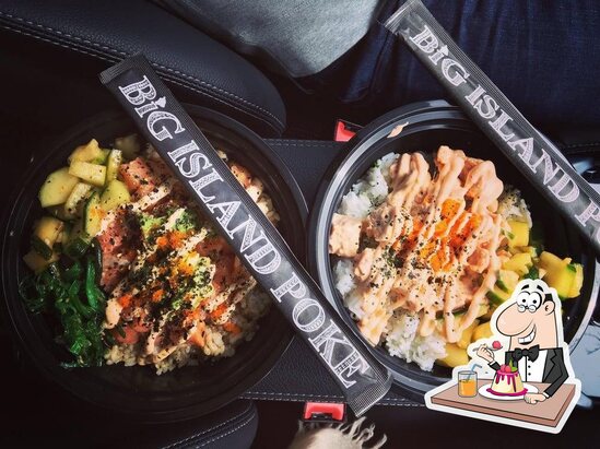 Menu at Big Island Poke restaurant, Renton