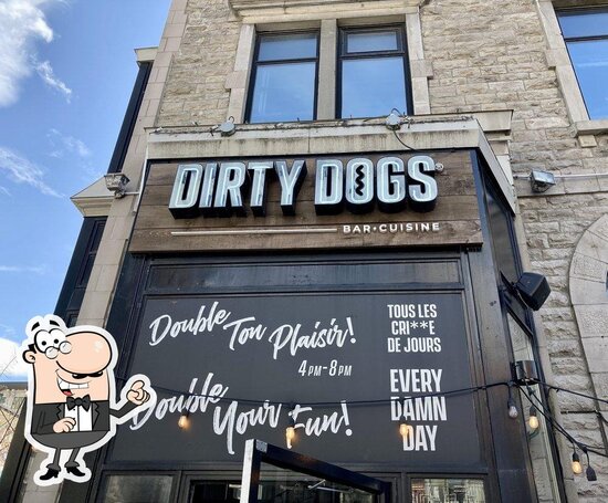 Menu au Dirty Dogs Bar & Cuisine, Montréal, Crescent St