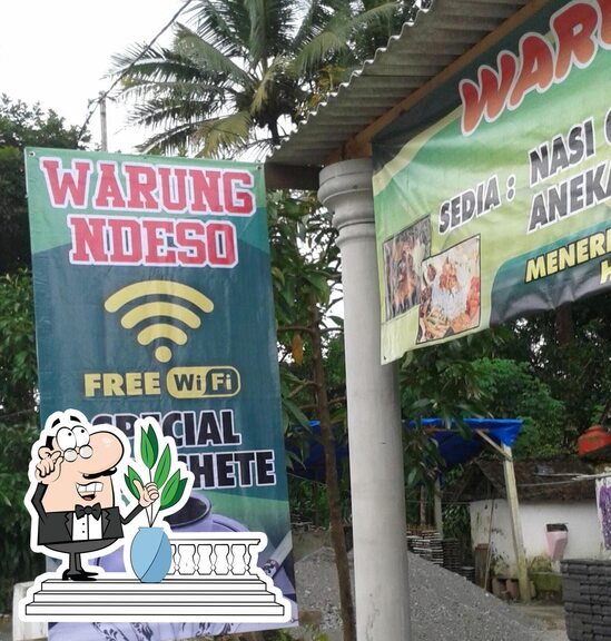 Menu at Warung ndeso restaurant, Sidodadi, X68M+W9P