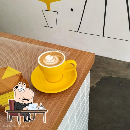 Menu at Kopi Kuning, South Tangerang