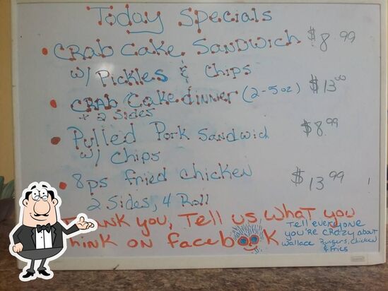 wallace burgers,chicken and tacos - Restaurant menu, prices and reviews