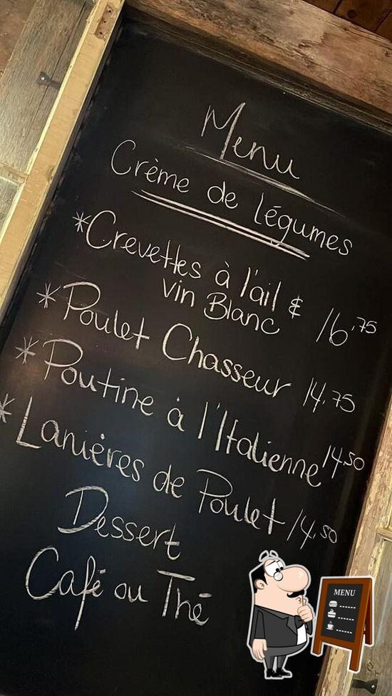 Menu au El Toro express restaurant, Sainte-Justine