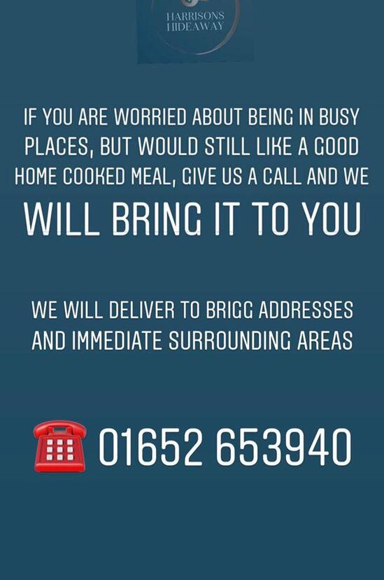 Menu at Harrison's Hideaway fishing tackle, bait & Café cafe, Brigg