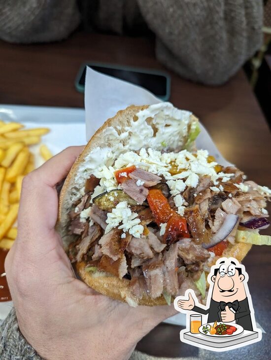 Menu at Munich Kebab restaurant, Paris