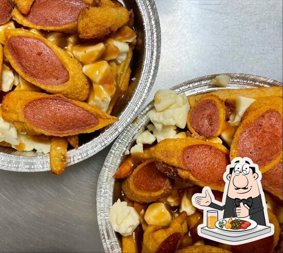 Menu au Votre Poutine restaurant, Québec, Bd de l'Ormière