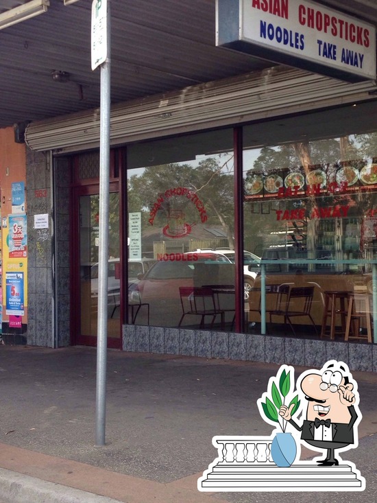 Menu at Asian Chopsticks Take Away fast food, Heidelberg West