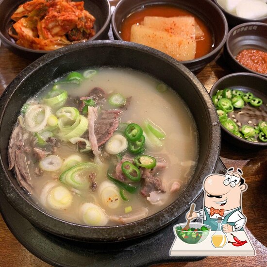 Carta del restaurante Seochon Jeontong Sundaeguk, Seul