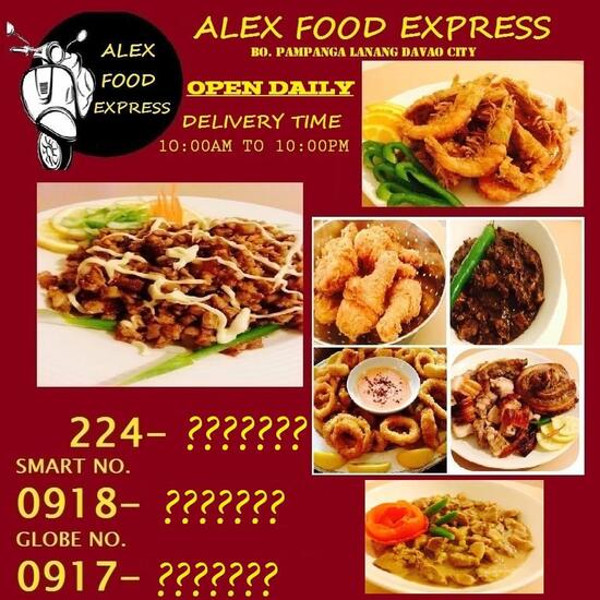 Alex food express restaurant, Davao City