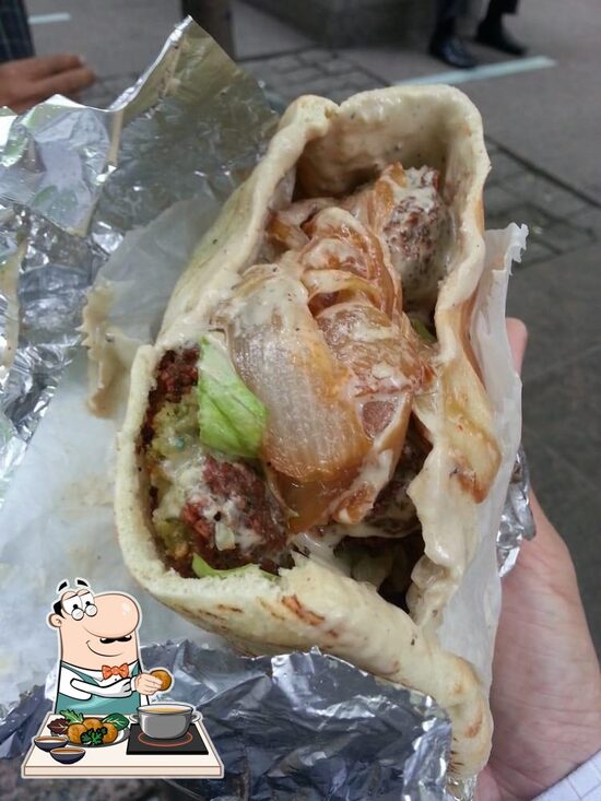 Menu at Sam's Falafel Stand restaurant, New York City