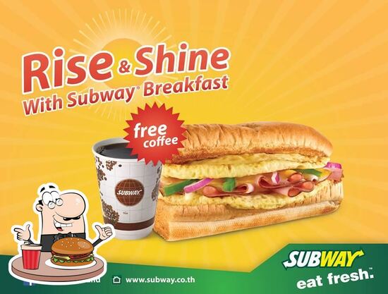 Menu at Subway Sandwich Pattaya - Tipp Plaza, Pattaya City