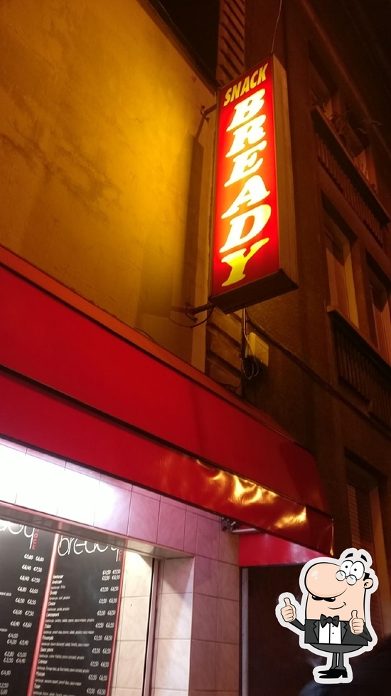 Menu au Bready Snack fast food, Hagondange