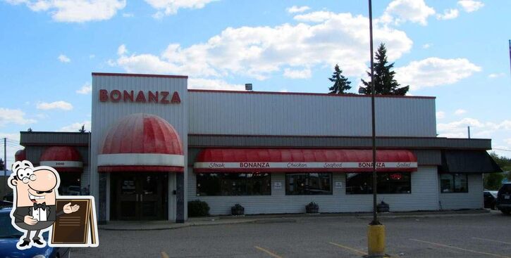 Menu at Bonanza Steakhouse, Saskatoon