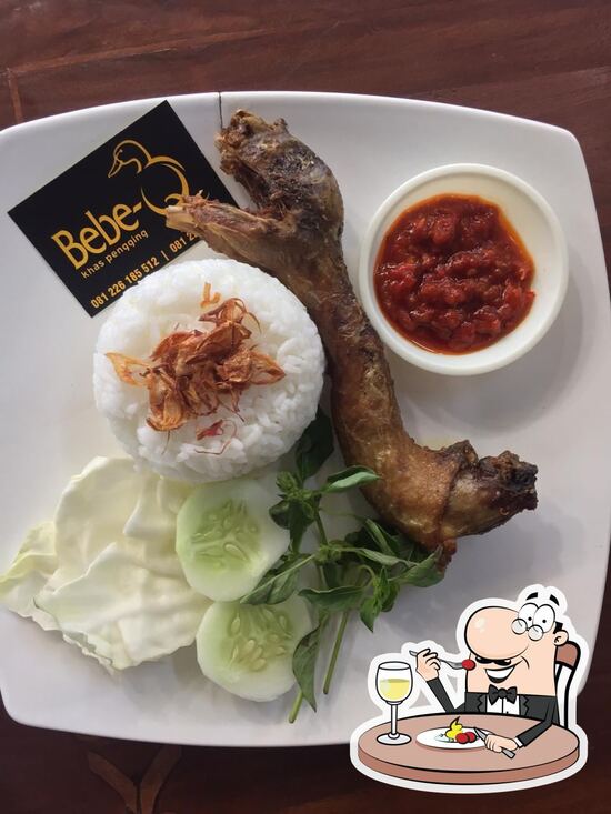 Menu at Bebek Goreng Bebe-Q Khas Pengging restaurant, Salatiga