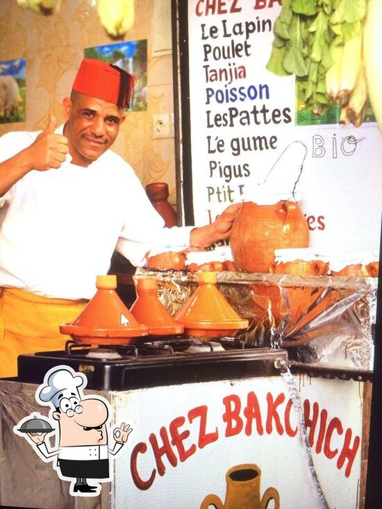 Menu at Terrasse Bakchich restaurant, Marrakesh