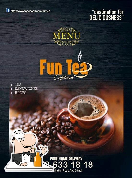 Menu at Fun Tea Cafeteria, Abu Dhabi, Abu Dhabi