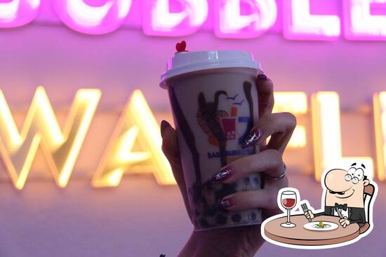 Menu at Baba Bubble Tea&Waffle cafe, Saint Petersburg