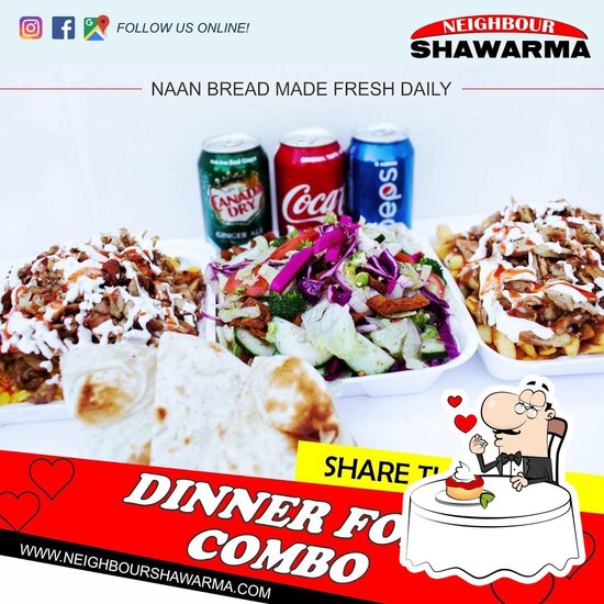 Neighbour Shawarma, 505 Rymal Rd E #7A in Hamilton - Restaurant menu ...