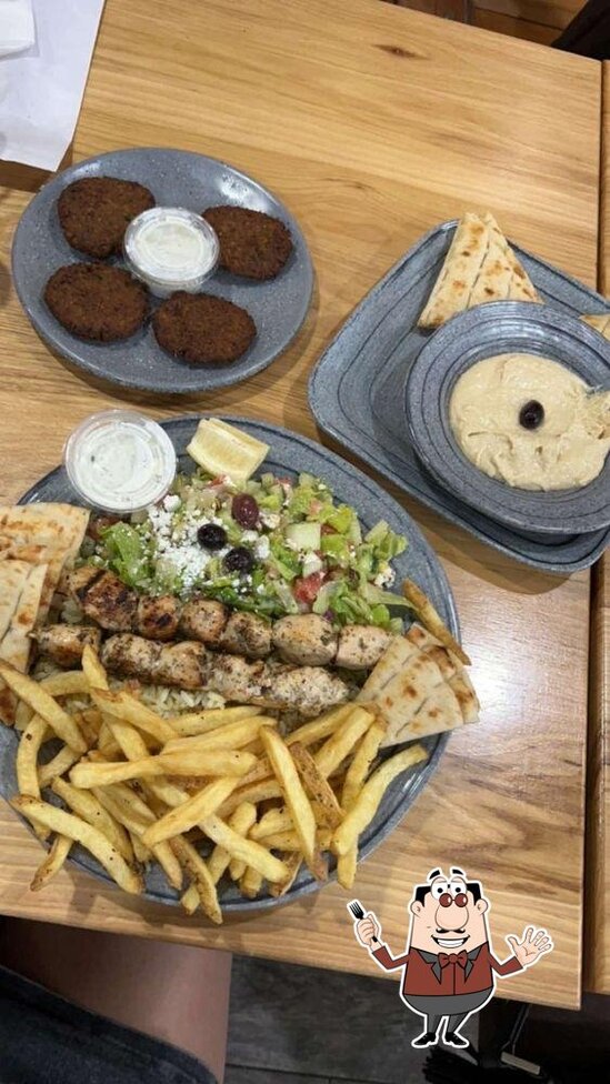 Menu at Simply Greek restaurant, Hershey