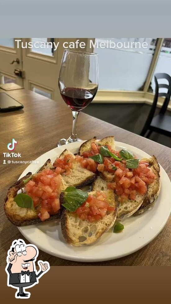 Tuscany cafe & Bar, Melbourne - Restaurant menu, prices and reviews