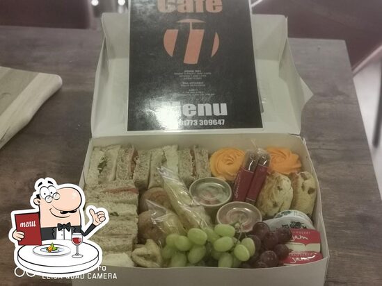 Menu at Cafe 77, Alfreton