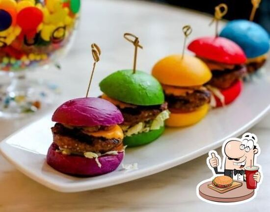 Menu at Burger Botong restaurant, East Jakarta