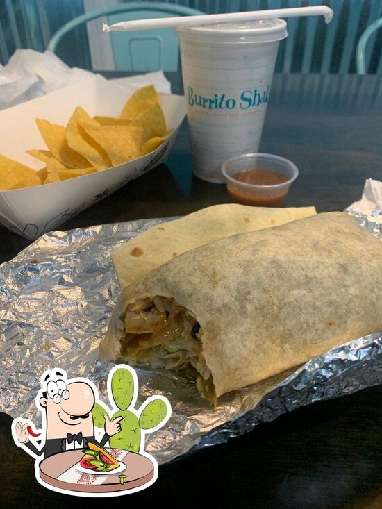Menu at Burrito Shak restaurant, Wilmington