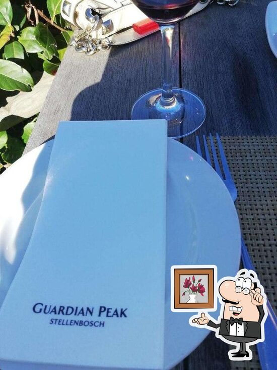 Menu at Guardian Peak Winery & Grill restaurant, Stellenbosch