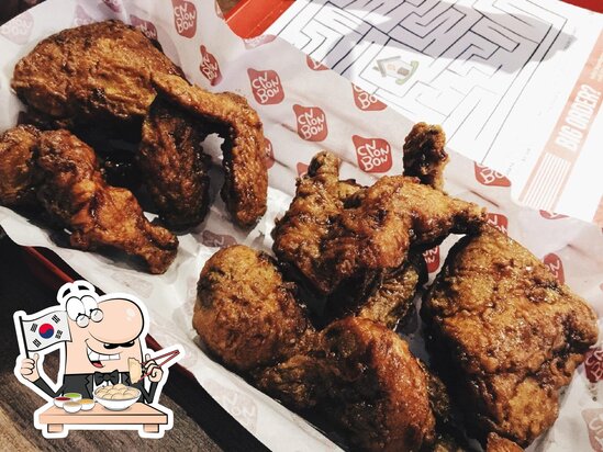 Menu at Bon Chon restaurant, Surabaya