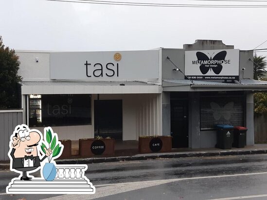 Menu at Tasi cafe, Auckland