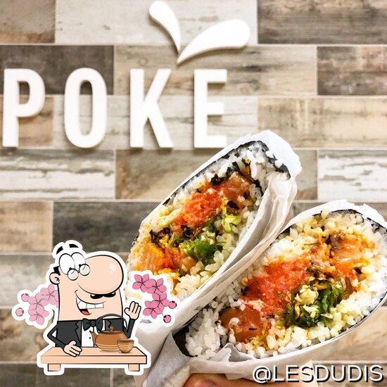 Menu at Splash Poke restaurant, Fort Lee