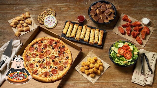 Menu at Casey's pizzeria, Fargo, 5680 23rd Ave S