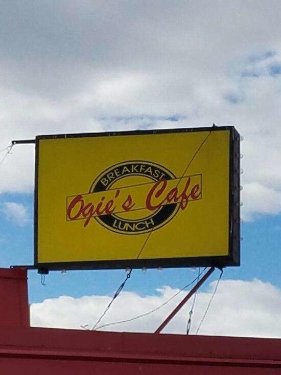 Menu at Ogie's Cafe, West Valley City, S Redwood Rd